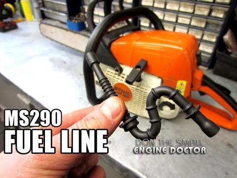 How-To Replace A Chainsaw Fuel Line - Stihl MS290 | MS390